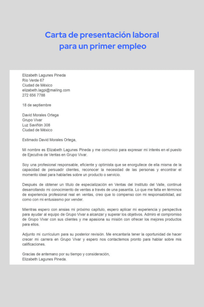 Carta de presentación laboral: consejos y ejemplos para redactarla