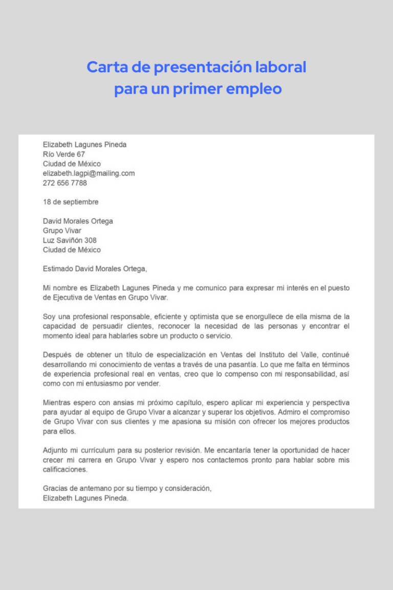 Carta de presentación laboral: consejos y ejemplos para redactarla