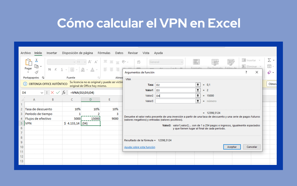 Valor presente neto: cómo calcularlo para evaluar tus inversiones