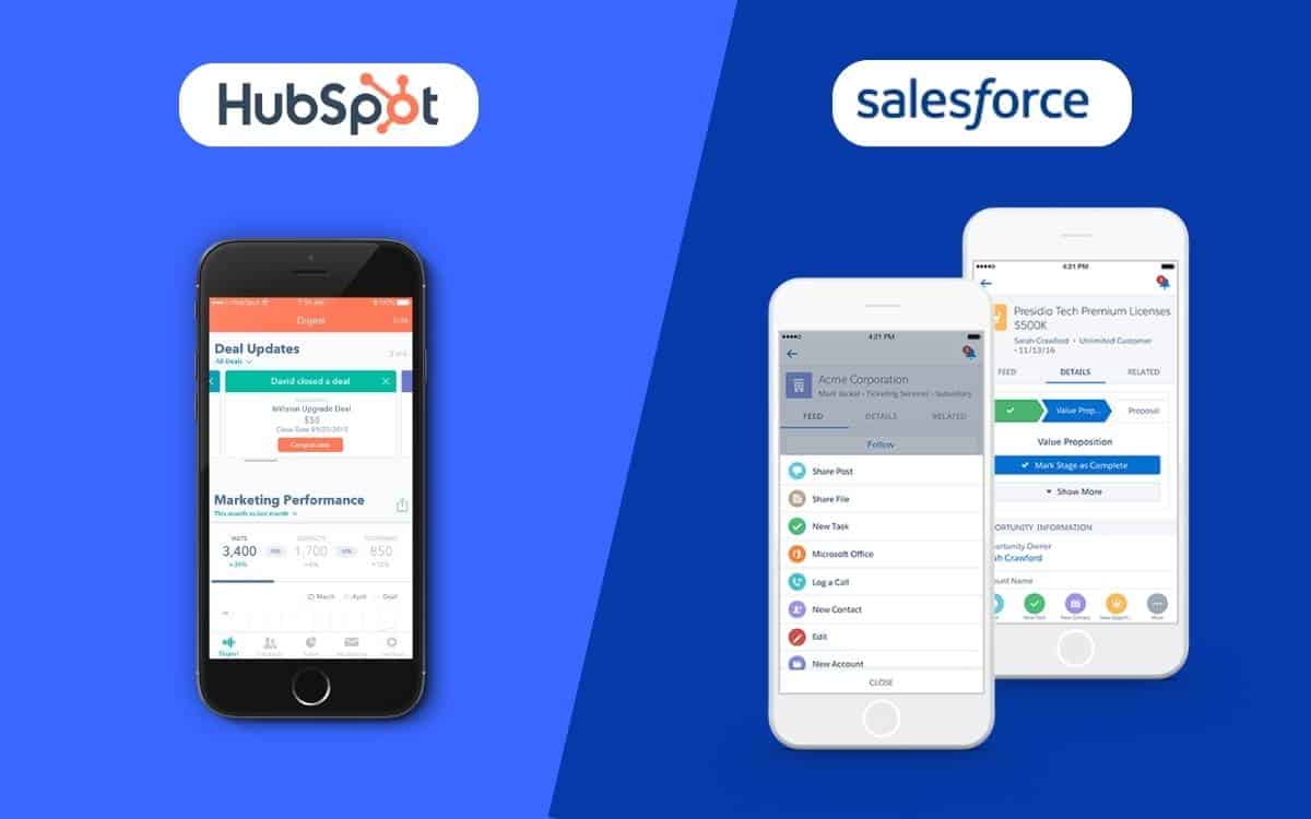 Hubspot CRM vs Salesforce: 13 claves para elegir CRM