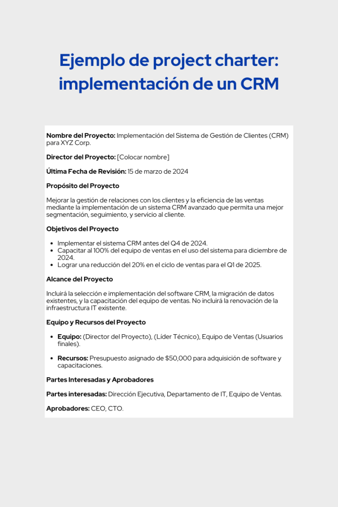 Project Charter: cuál es su importancia y cómo hacerlo